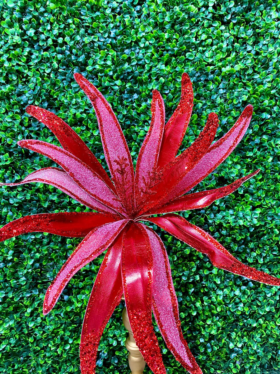 24 inch Red Pinwheel Poinsettia – House of Fancy